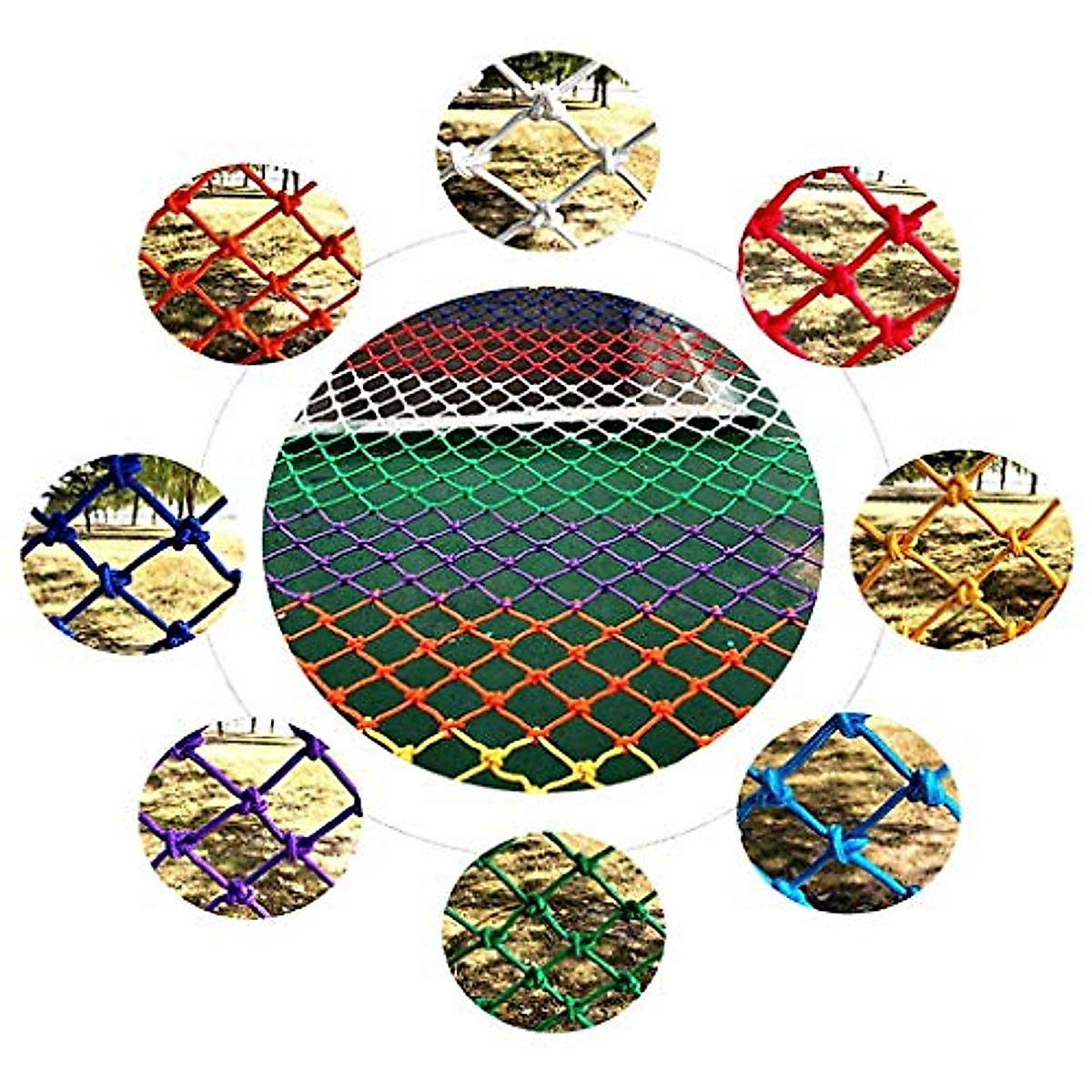 Outdoor Weatherproof Decorative Net, Child Safety Net Stair Protection Net Balcony High Altitude Anti-Fall Net Nylon Net Closed Car Net Fence Net Pet Isolation Net Cargo Trailer Net 2m3m