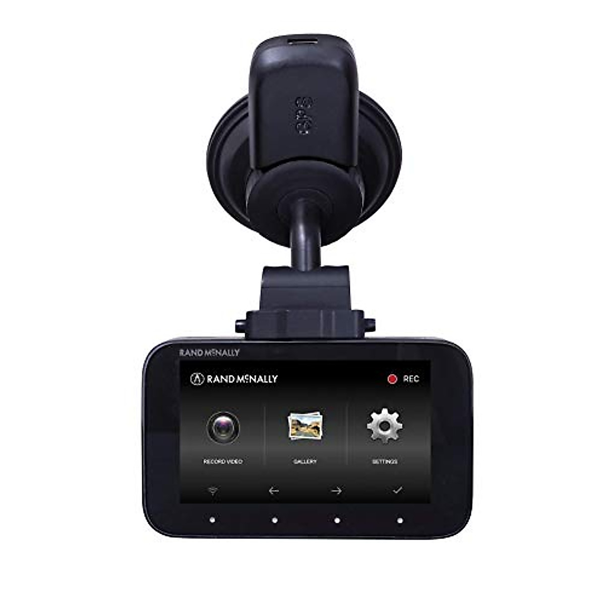 Rand McNally DashCam 500 Wi-Fi-Enabled with 3 Inch Screen, 1080p & G Sensor