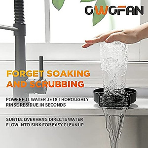 Cup Washer for Sink Glass Washer Cup Rinser for Sink