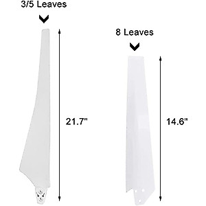 SZYARA 2000W Wind Turbine Generator Kit 8 Blades Low Noise Horizontal Wind Turbine with Charge Controller for Home Garden Use(White),12v