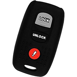 KeyGuardz Keyless Entry Remote Car Key Fob Outer Shell Cover Rubber Protective Case For Mazda 3 6 MPV Protégé