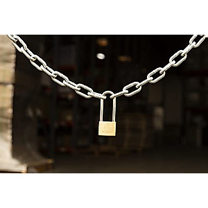 BRINKS - 40mm Solid Brass Keyed Padlock with 2.5” Shackle Clearance, (171-42001)