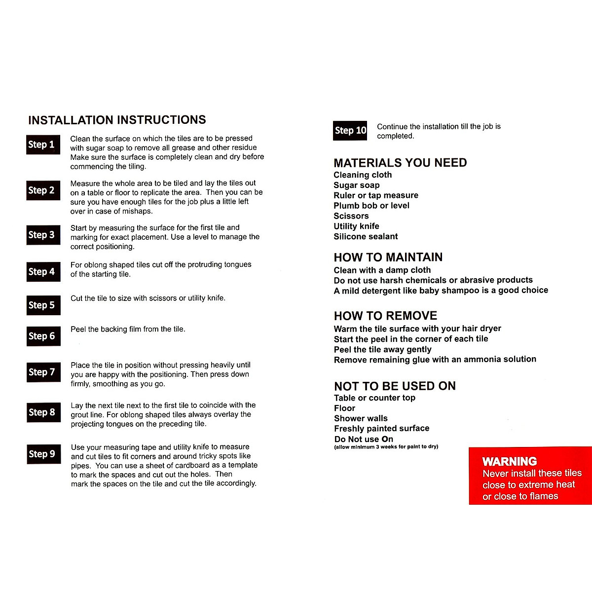 FARONZE Kitchen Mosaic Wall Tiles Peel and Stick Self-Adhesive DIY Backsplash Stick-on Vinyl Wall Tiles for Kitchen and Bathroom 12" X 12" Each, 4 Sheets Pack (Burgundy)