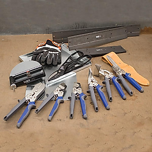 Klein Tools 86532 Metal Folding Tool for Duct Bending 18 x 3-Inch Folds Up to 24 ga CRSM and 28 ga Stainless