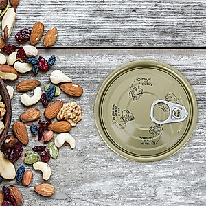 Luxshiny 12pcs Food Grade Self-Seal Tin Cans with Lids: 3.26X3.26X1.65 Inch Round Tinplate Containers for Cat Food Candies Lotions Balms Herbs, Empty Refillable Metal Jars for Storage