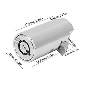 GLOGLOW Vending Machine Lock and Key, for Automatic Selling Machines Industrial Tank Safe Box
