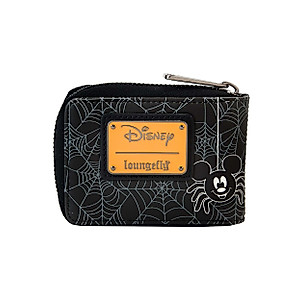 Loungefly Minnie Mouse Spider Glow Accordion Faux Leather Wallet