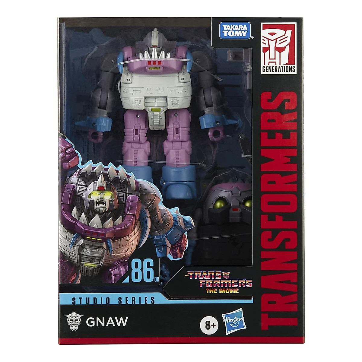 Transformers Toys Studio Series 86-08 Deluxe Class The The Movie 1986 Gnaw Action Figure - Ages 8 and Up, 4.5-inch
