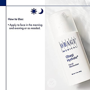 Obagi Hydrate Facial Moisturizer with Hydromanil for Long-Lasting Moisture Protection - Contains Shea Butter, Mango Butter, and Avocado Oil 1.7 oz.