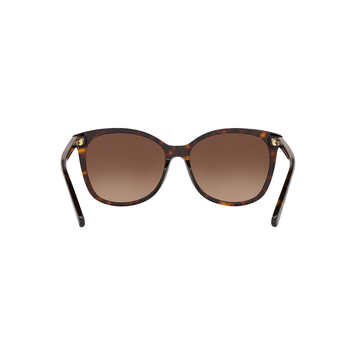Coach HC8271U Universal Fit Sunglasses, Dark Tortoise/Dark Brown Gradient Polarized, 57 mm