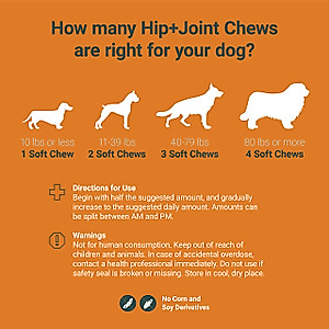 K9 Conquest Hip & Joint Chews for Adventure Dogs - Joint Supplement for Dog Mobility, Hip & Joint Care for Dogs, Joint Health Support for Dogs - Glucosamine, Hemp, Omega 3, MSM, Turmeric, Chondroitin