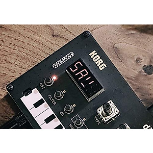 Korg Nu:tekt NTS-1 Programmable Synthesizer Kit Bundle with MIDI Cable and Austin Bazaar Polishing Cloth