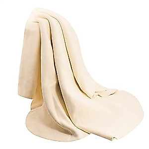 KAXMOON Car Nature Chamois Drying Cloth Car Drying Towel Real Leather Super Absorbent Fast Drying Natural Chamois Car Wash Cloth 23.6inchx35.4inch