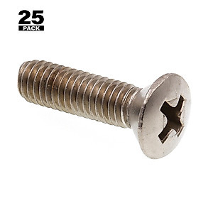 Prime-Line 9010827 Machine Screw, Oval Head Phillips, #10-32 X 3/4 in, Grade 18-8 Stainless Steel, Pack of 25