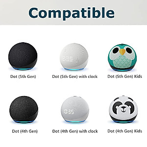 Qjin Power Cord for Echo Dot 5th Gen, Dot 4th Gen, Dot 4/5th Gen with Clock, Dot 4/5th Gen Kids, Echo Pop, Echo Spot 15W Replacement Charger Adapter