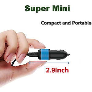 Jackery Charging Cord,12V Cigarette Lighter toDC8mm Connector Car Charger Power Adapter Fits Portable Power Station Solar Generator Mobile Lithium Battery Pack DVD Player Car DVR