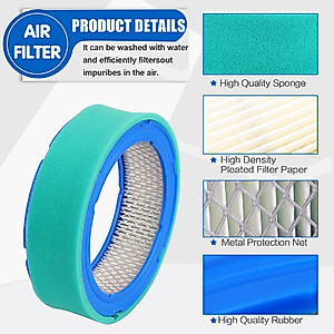 394018 Air Filter for Briggs & Stratton 394018S 392642 5050H 5050B 4135 421400 402400 Vanguard V-Twin 12.5-21 HP Engine Pre Cleaner