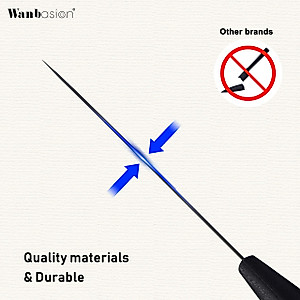 Wanbasion 8-Piece Steak Knife Set Dishwasher Safe, Steak Knife Set Stainless Steel, Kitchen Steak Knife Set Sharp - Scratch Resistant & Rust Proof