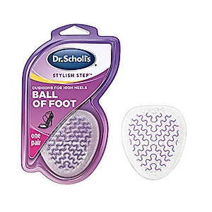 Dr. Scholl's Ball of Foot Cushions for High Heels (One Size) // Relieve and Prevent Ball of Foot Pain with Discreet Cushions That Absorb Shock and Make High Heels More Comfortable