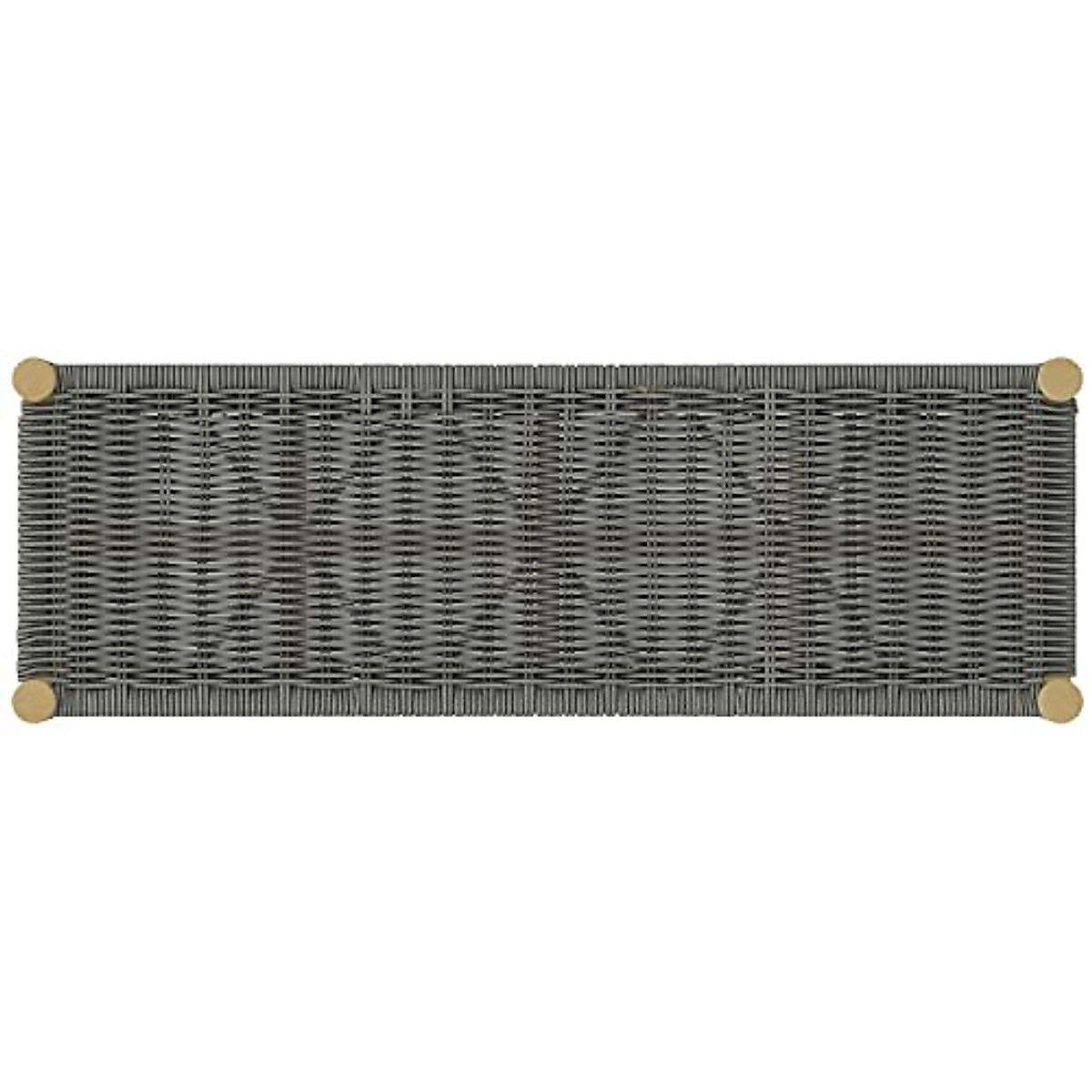 SIMPLIHOME Dahlia SOLID ACACIA WOOD 46 Inch Contemporary Outdoor and Indoor Bench in Grey, For the Garden