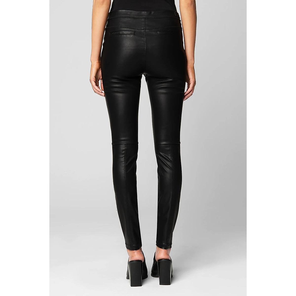 [blanknyc] Women's Pull On Vegan Leather Legging, black, 28
