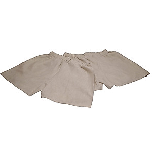 Set of hemp briefs with an elastic band of 2 pieces,drawstring briefs - loose fit boxers for men Elastic Waistband Underwear Boxer Shorts ((XL) 36-38 inch waist)