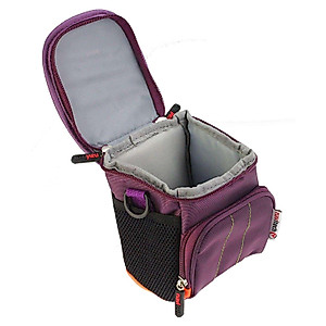 Navitech Purple Camera Shoulder Bag Compatible with Canon PowerShot SX620 HS Digital Camera