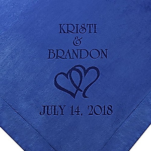 Custom Catch Personalized Unique Wedding Couple Gifts - Anniversary, Engagement Gift Blanket (Hearts)