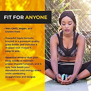 Magnascent Nascent Iodine Organic Daily Health Supplement High Potency 2% Concentrated Liquid Iodine Drops Supports Energy & Metabolism (1oz/30ml)