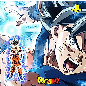 Skin Ps4 Old - DRAGONBALL GOKU ULTRA INSTINCT - limited edition DECAL COVER ADESIVA Playstation 4 Slim SONY BUNDLE