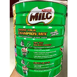 Nestle Milo Malaysia 3.3 Pound (1.5kg) Halal Beverage Mix Chocolate Malt Powder Tin Can Fortified Powder Energy Drink Cocoa