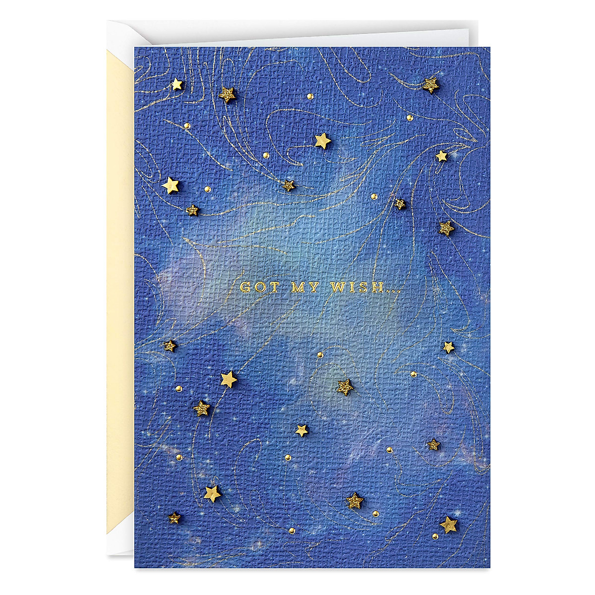 Hallmark Signature Love Card, Anniversary Card, Romantic Birthday Card, Sweetest Day Card (Wish on a Star)