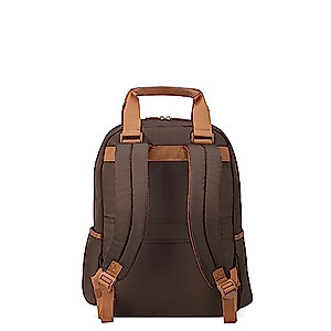 DELSEY PARIS Legere Laptop Travel Backpack, Chocolate Brown