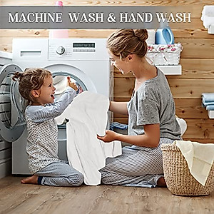 Sunvivi Heated Blanket King Size, Electric Blanket Dual Control Soft Flannel, 10 Heat Settings, 12 Hours Auto Off, Machine Washable, 5 Years Warranty, Overheat Protection, ETL Certified, Ivory