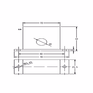 Akozon Current Sensing Switch Normally Open Current Sensing Switch Adjustable AC 0.5-200A SZC03-NO-AL-CH