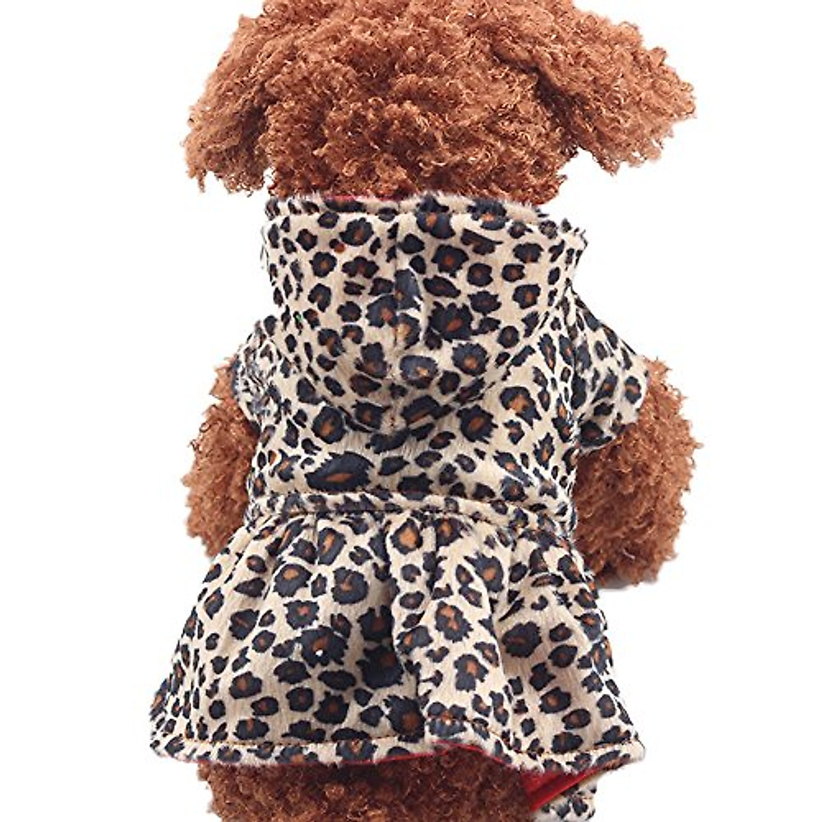 Cotton Clothes Hoodie Puppy Pet Tops Dress Dogs Leopard Pet Clothes Chihuahua Puppy Dog XXL/XXXL Crash Tested Dog for Car
