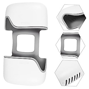 RORPOIR Drain Bag Storage Shelves Plastic Kitchen Sink Organizer Sink Caddy Plastic Organizer Sink Caddy Sponge Holder Draining Rack Storage Organizer Sink Drying Rack White Shelf Hanging