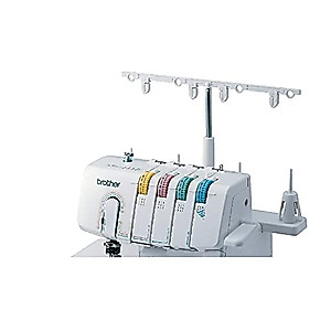 Brother Coverstitch Serger, 2340CV, Sturdy Metal Frame, 1,100 Stitches Per Minute, Trim Trap, Included Snap-on Presser Feet