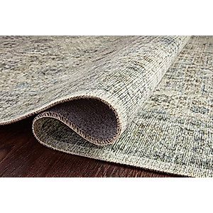 Loloi II Skye Collection SKY-14 NATURAL / SAGE, Traditional 5'-0" x 7'-6" Area Rug