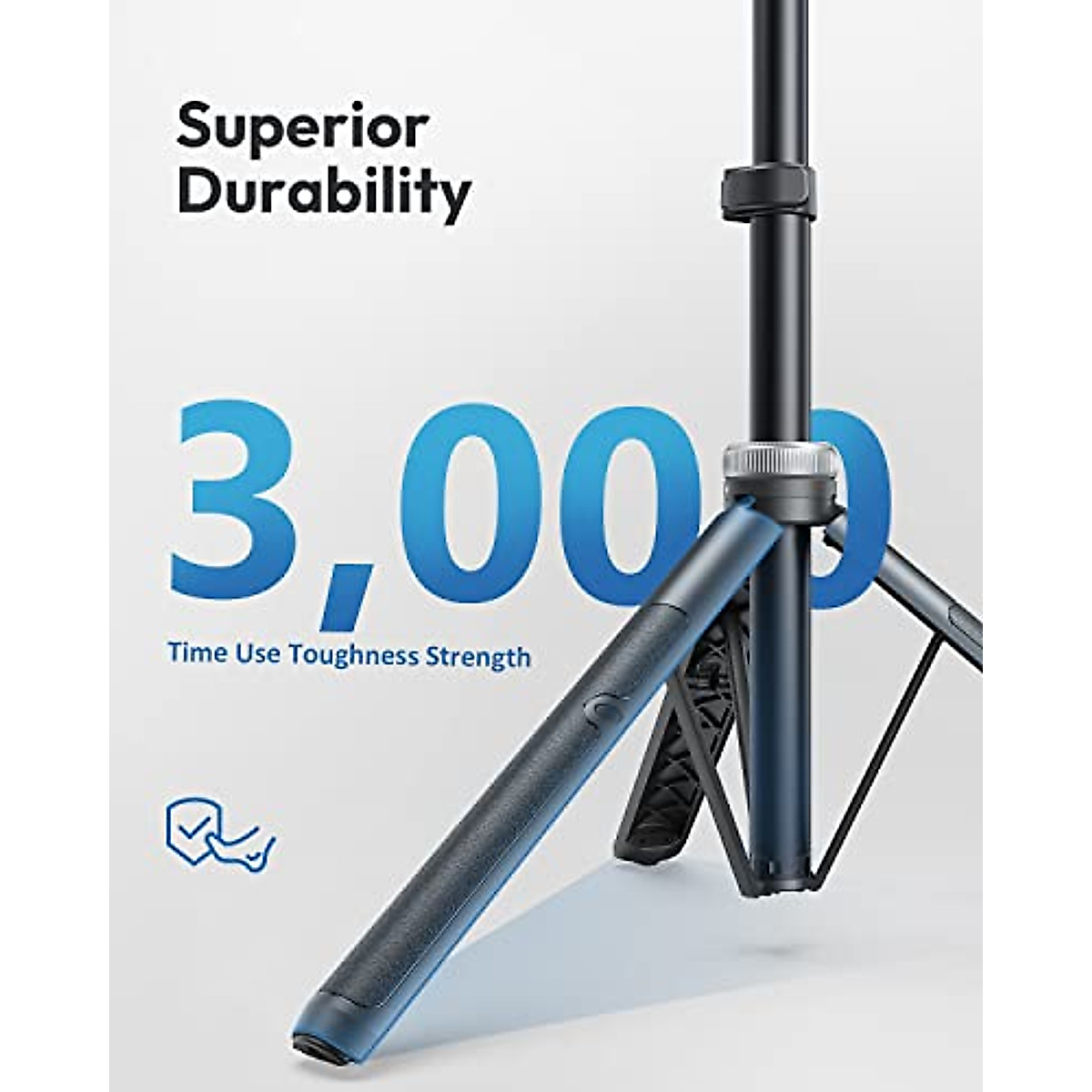 𝗡𝗲𝘄𝗲𝘀𝘁 60'' iPhone Tripod Stand, TODI Selfie Stick Tripod with Remote, Upgraded Cellphone Tripod & Gym Tripod for iPhone Compatible with iPhone 14 13 12 11 Pro Max/Samsung/GoPro/Webcam