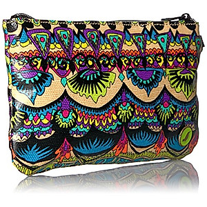 Sakroots Artist Circle Charging Wristlet, Radiant One World