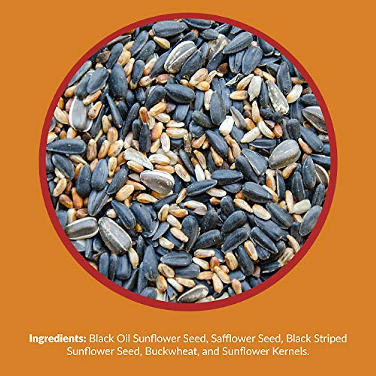 Lyric Cardinal Wild Bird Seed - Sunflower & Safflower Premium Bird Food Mix for Cardinals, Grosbeaks & Blue Jays - 3.75 lb bag