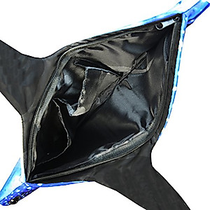 Pealra Whale Shark Bag, Blue/White, One Size