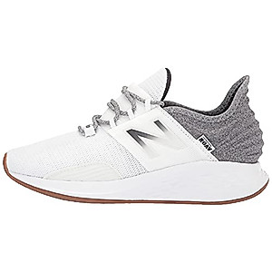 New Balance Women's Fresh Foam Roav V1 Sneaker, Nb White/Black, 7.5 Wide