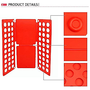 Fuhlen T Shirt Folder Board,Small Tshirt Folder Clothes Folder,Durable Plastic Laundry Shirt Folding Board Clothes Folding Board Flipfold for Kid Fast and Easy Fold Shirt Dress Pants Towels (Black)