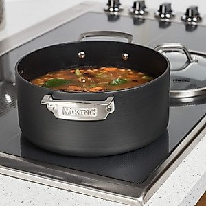 Viking Culinary Hard Anodized Nonstick Cookware Set, 10 Piece, Dishwasher, Oven Safe, Works on All Cooktops including Induction