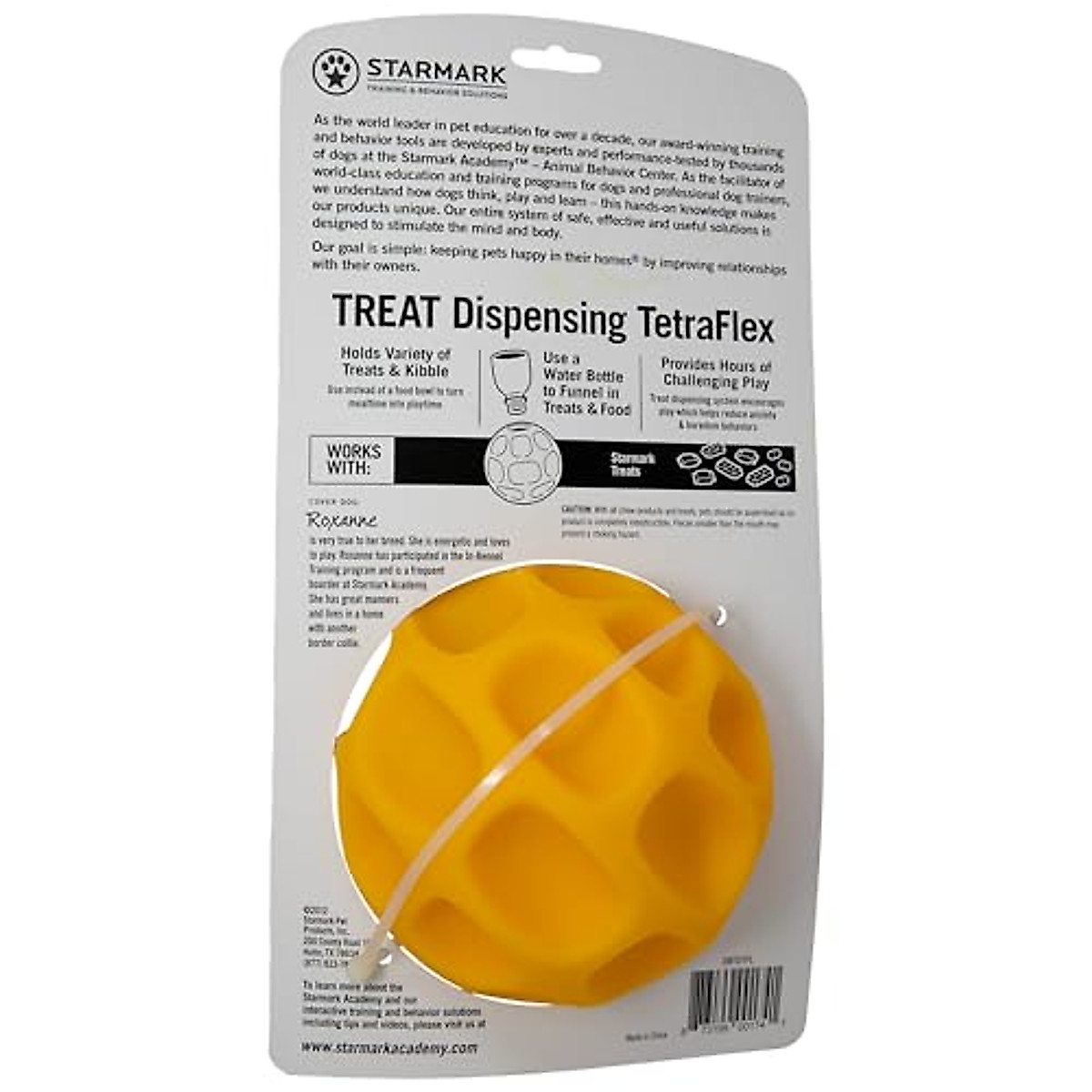Starmark Treat Dispensing Tetraflex Dog Toy Large