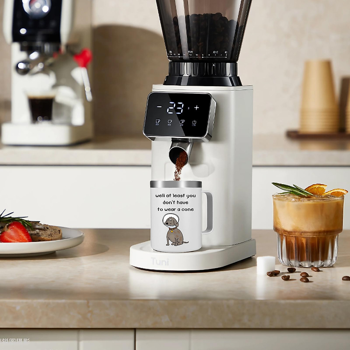 WFSJRED Get Well Gifts for Women 12 oz Insulated Mug for Coffee Mug with Leak-Resistant closeable hot lid for hot Drinks with Handle (well at)