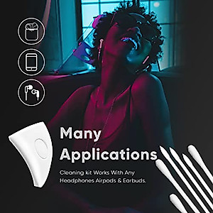 KOTTO 24 PCS Earbud Cleaner Kit, Earbuds Cleaning Putty, AirPod Cleaner Kit, Easily Remove Ear Wax and Dirt from Headphone/Earbud/AirPods/Charging Cases/Laptop/Phone/Earphones/Camera (24 PCS)