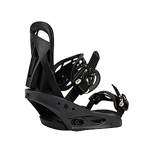 Burton Women's Citizen Re:Flex Snowboard Bindings, Black, S